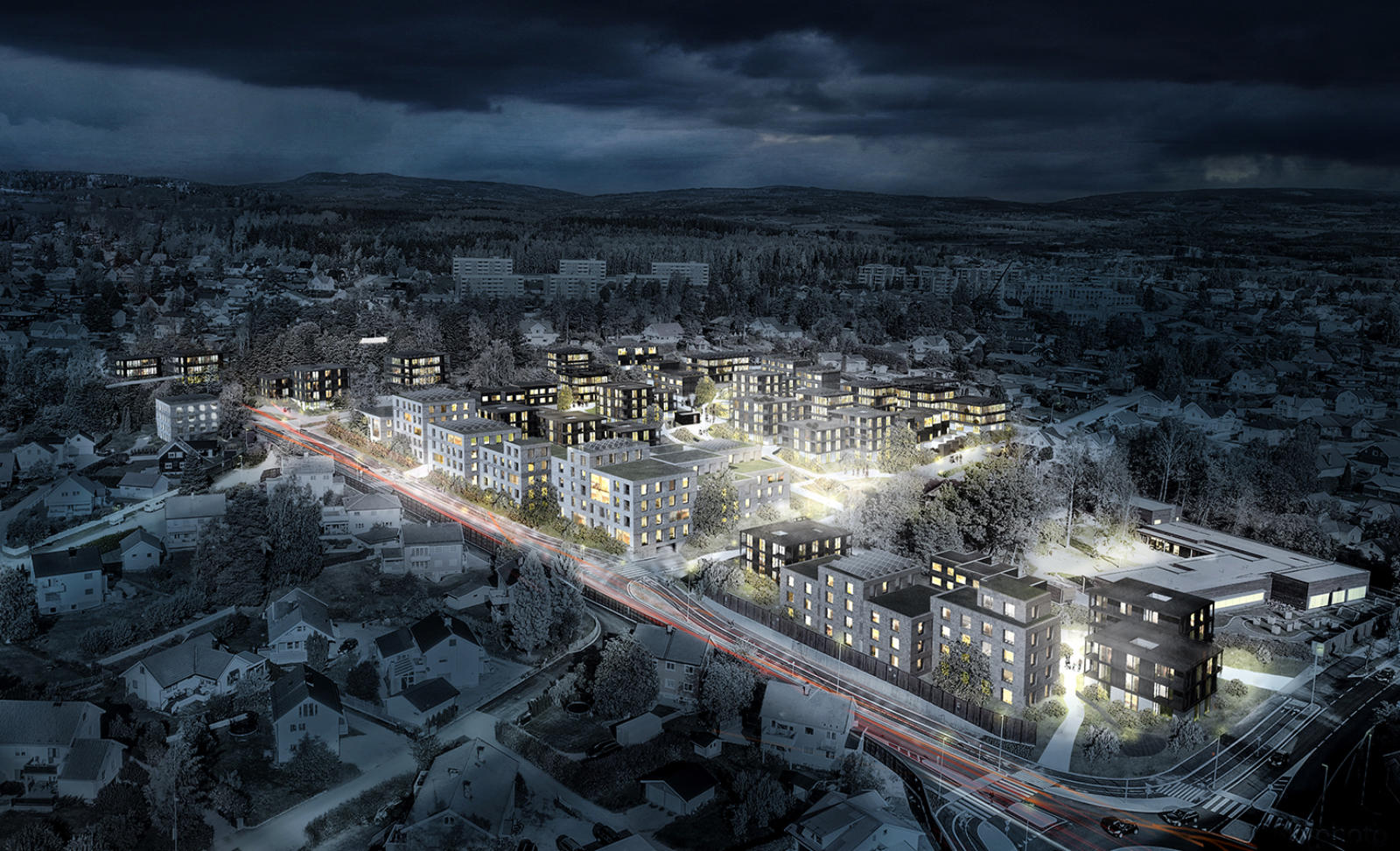 Ankerhagen housing area, Hamar — Sanden Hodnekvam Arkitekter / Arkitekt Nesodden